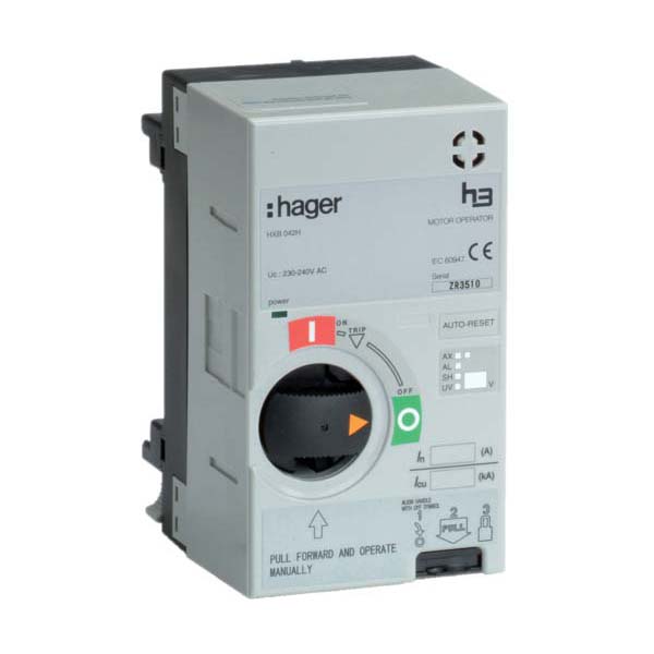 Operator motor Hager, 3P/4P, 230VAC, 250, HXB042H Electric Casa