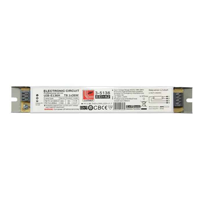 Balast electronic Schwabe, T8, 1x36W, 27188136 Electric Casa