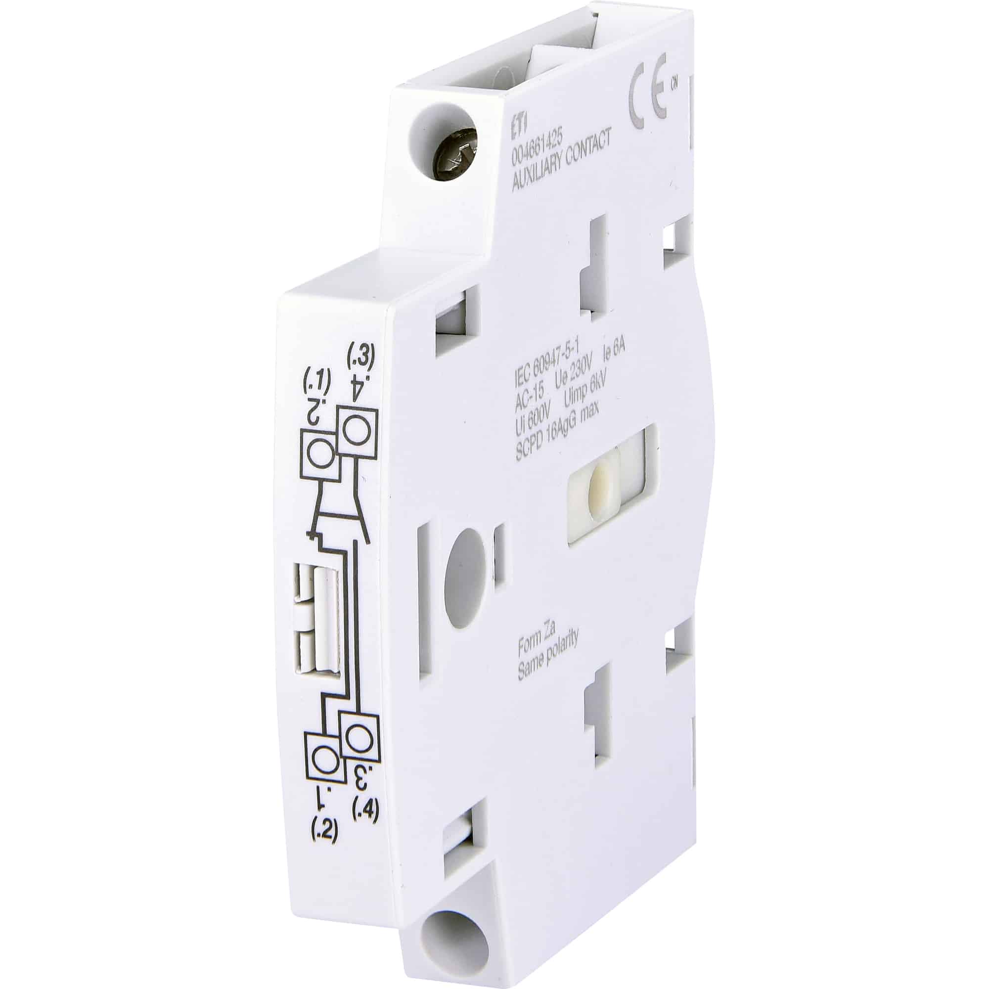 Contact auxiliar separator ON-OFF ETI, lateral, , 004661425 Electric Casa