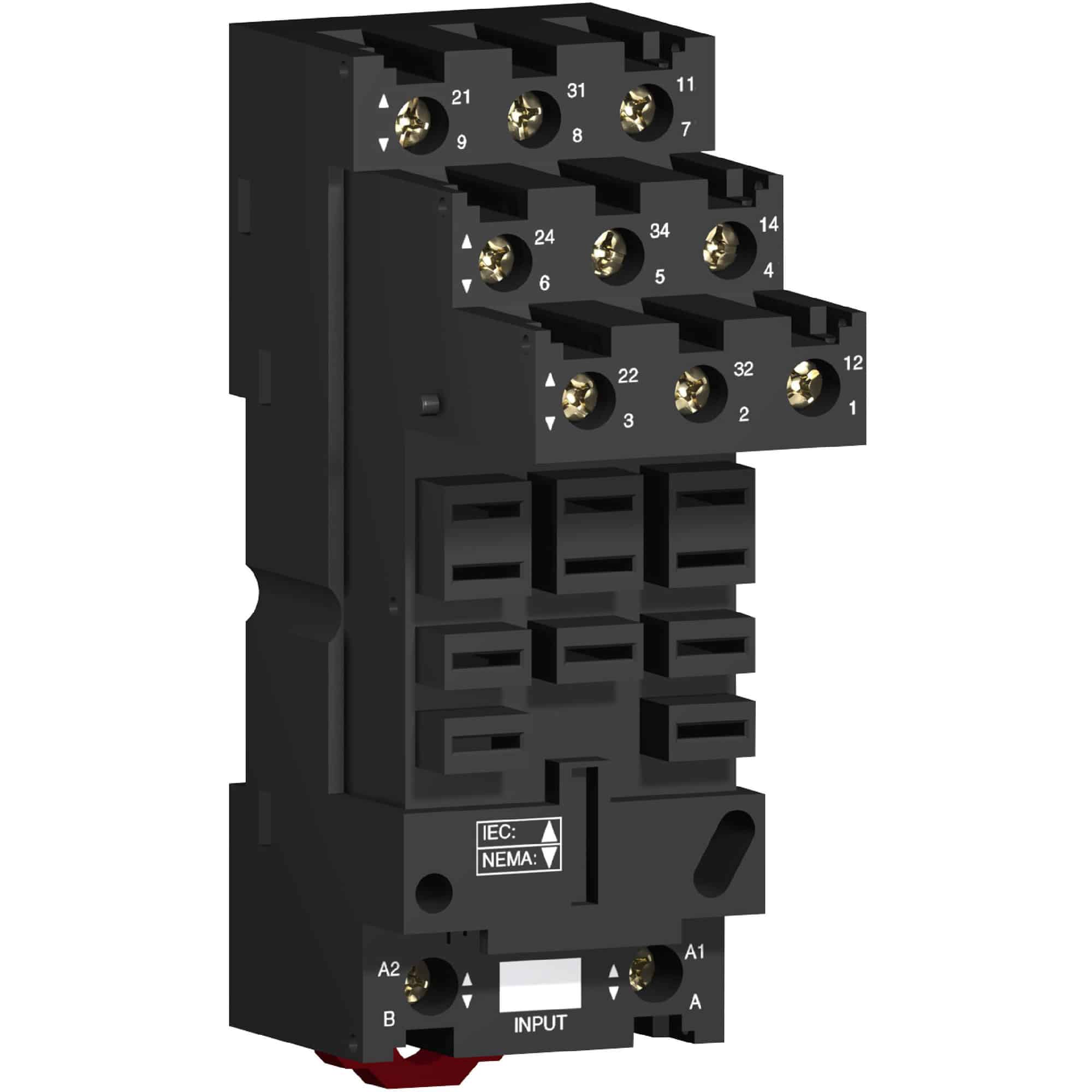 Soclu releu Schneider, 11 fastoane, pentru seria RUMF22 Electric Casa