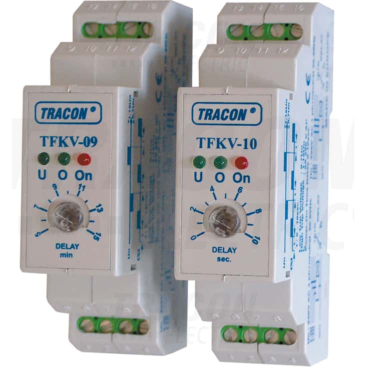 Releu Tracon, monitorizare tensiune, 230-400VAC, 10A, 1ND, TFKV-10 ...