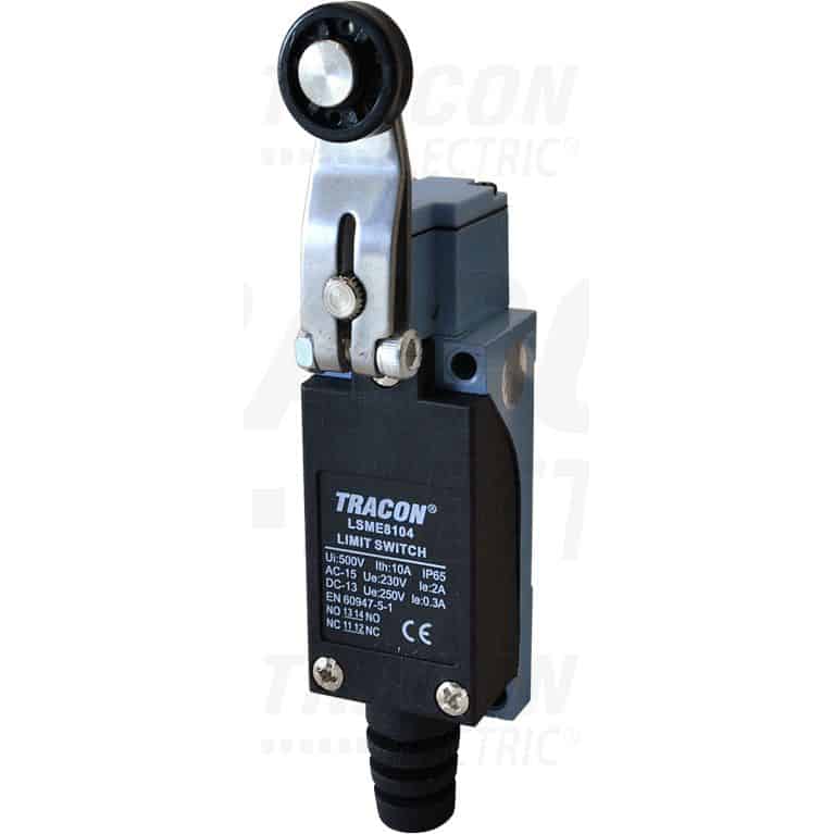 Limitator de cursa cu brat balansier cu rola, 1NI+1ND, Tracon, LSME8104 ...