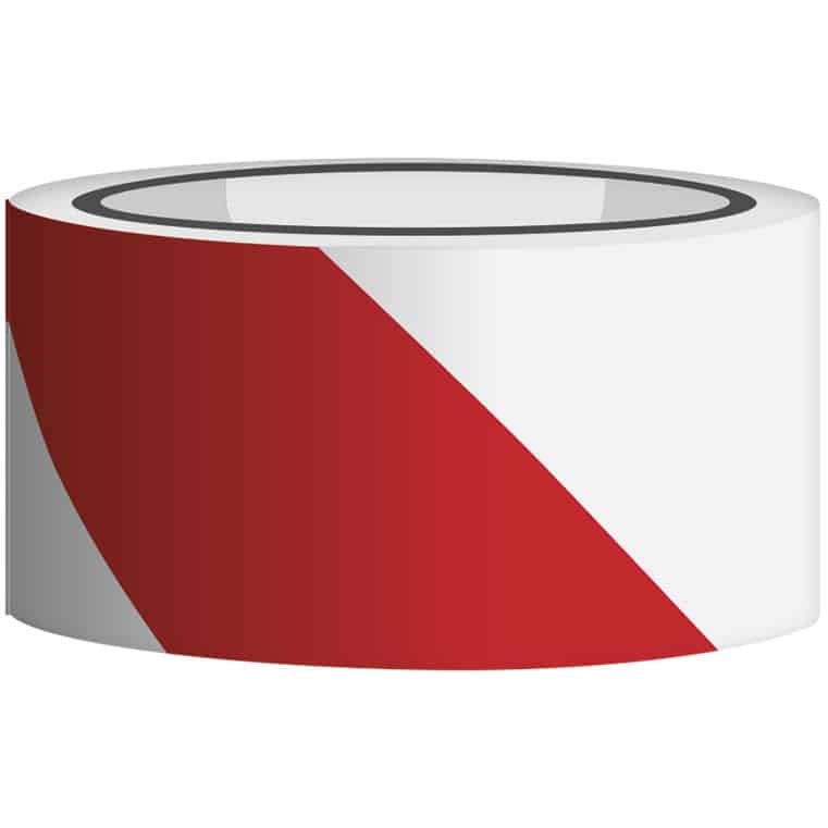 Banda de avertizare Emos, alb/rosu, F87525 Electric Casa