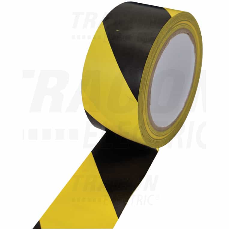 Banda de avertizare Tracon, negru///galben, BY50 Electric Casa