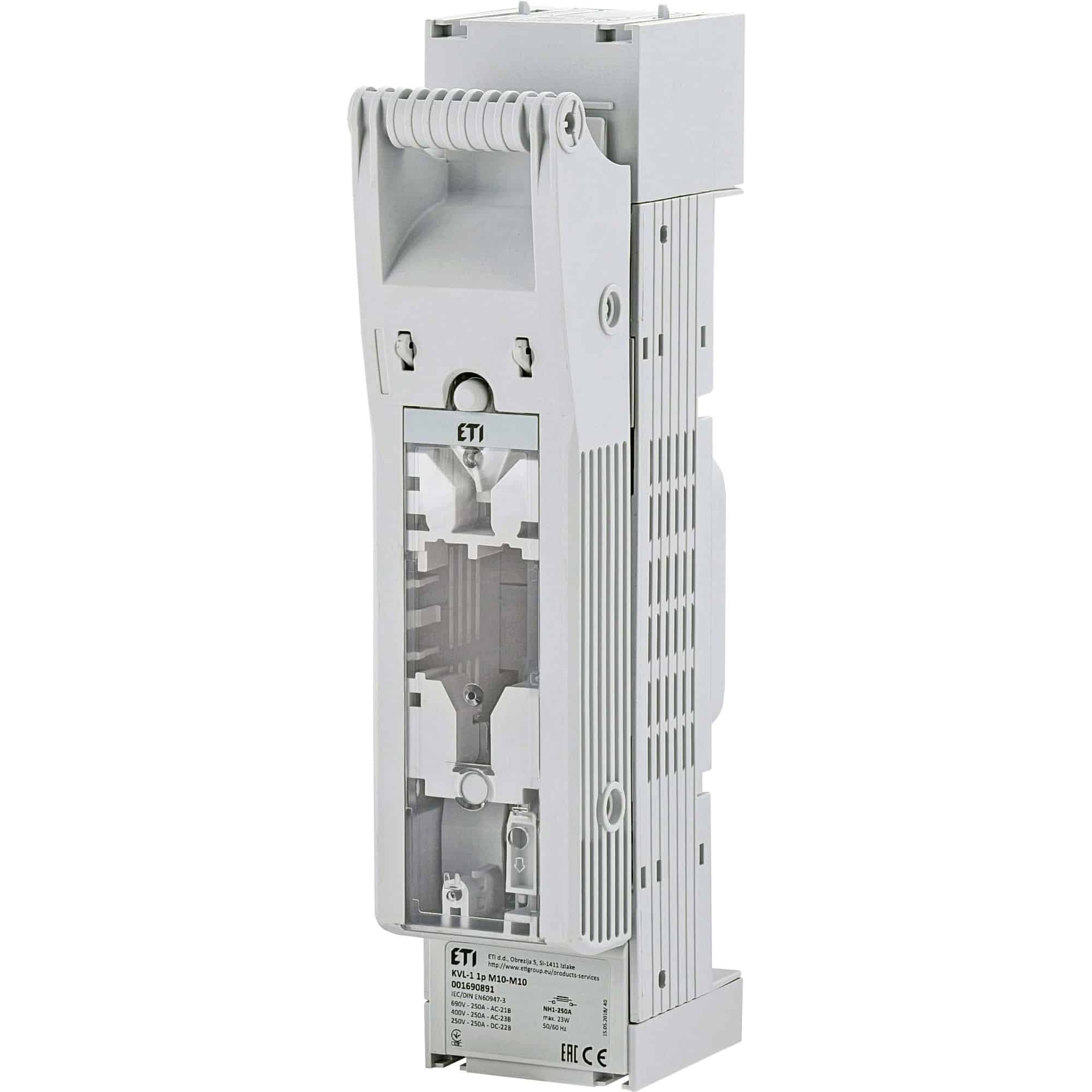 Separator MPR ETI, orizontal, 1P, M10, Gr.1, cu prindere pe placa de ...