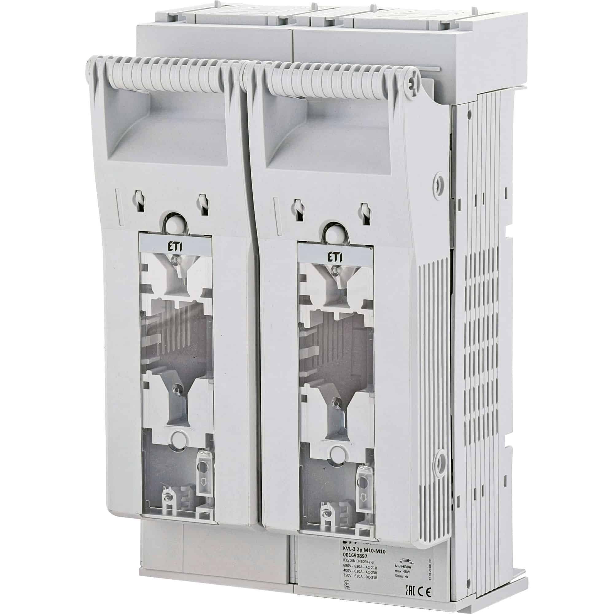 Separator MPR ETI, orizontal, 2P, M10, Gr.2/3, cu prindere pe placa de ...