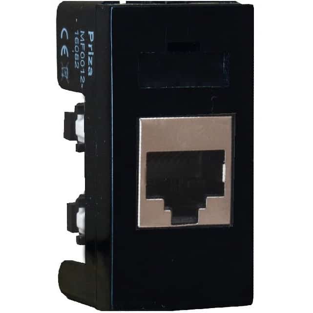 Priza modulara FTP RJ45 Comtec, cat.5e, negru, 1M, Stil premium, MF0012 ...