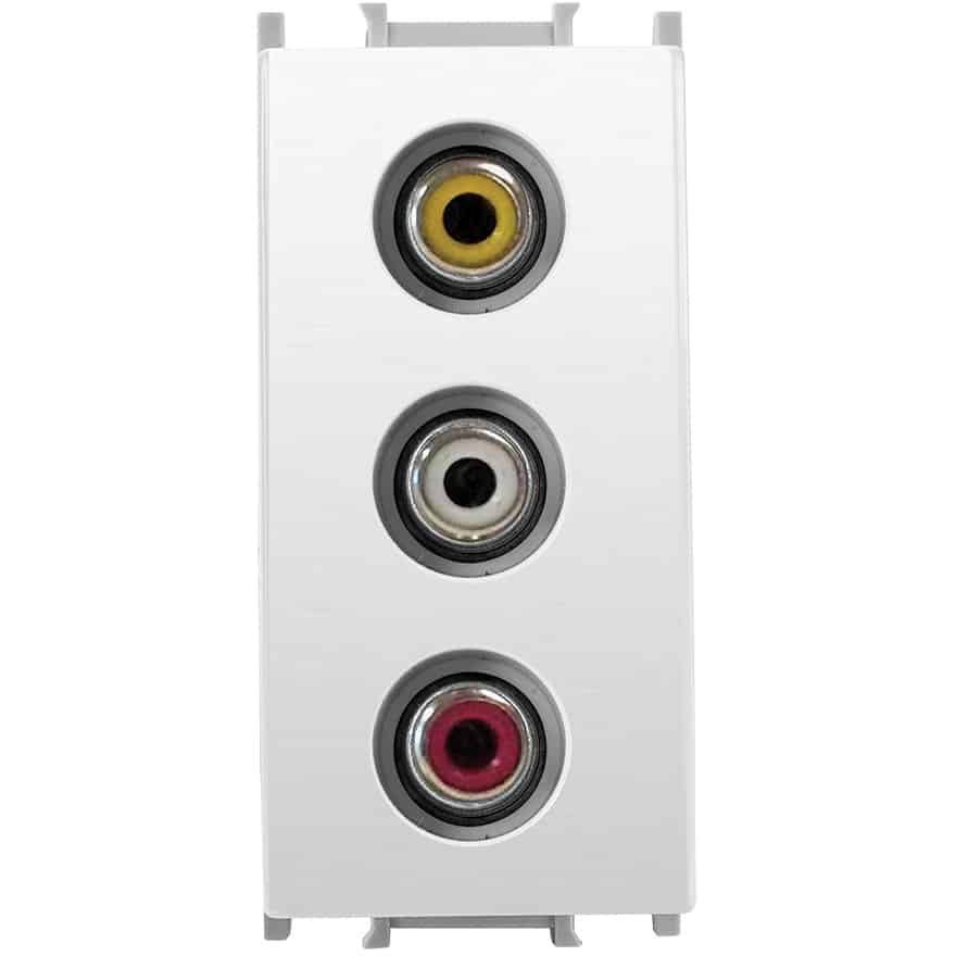 Priza modulara audio Panasonic, alb, 1M, Thea Optima Electric Casa