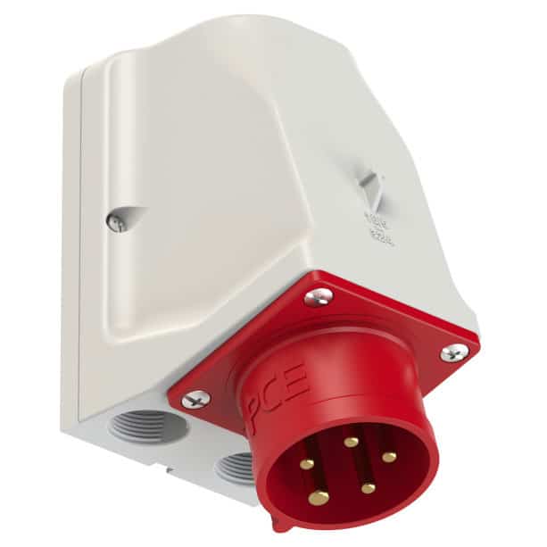 Stecher trifazic PCE, IP44, aplicat, 3P+N+E, 16A , 9515-6 Electric Casa