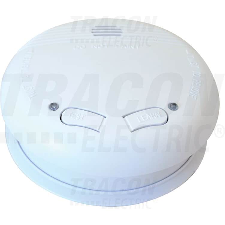 Detector de fum, cu alarma, 125mm, alb, 3m, Tracon Electric Casa