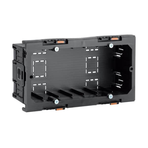 Doza dubla pentru aparataj, pentru canal cablu PVC Hager, alba Electric ...