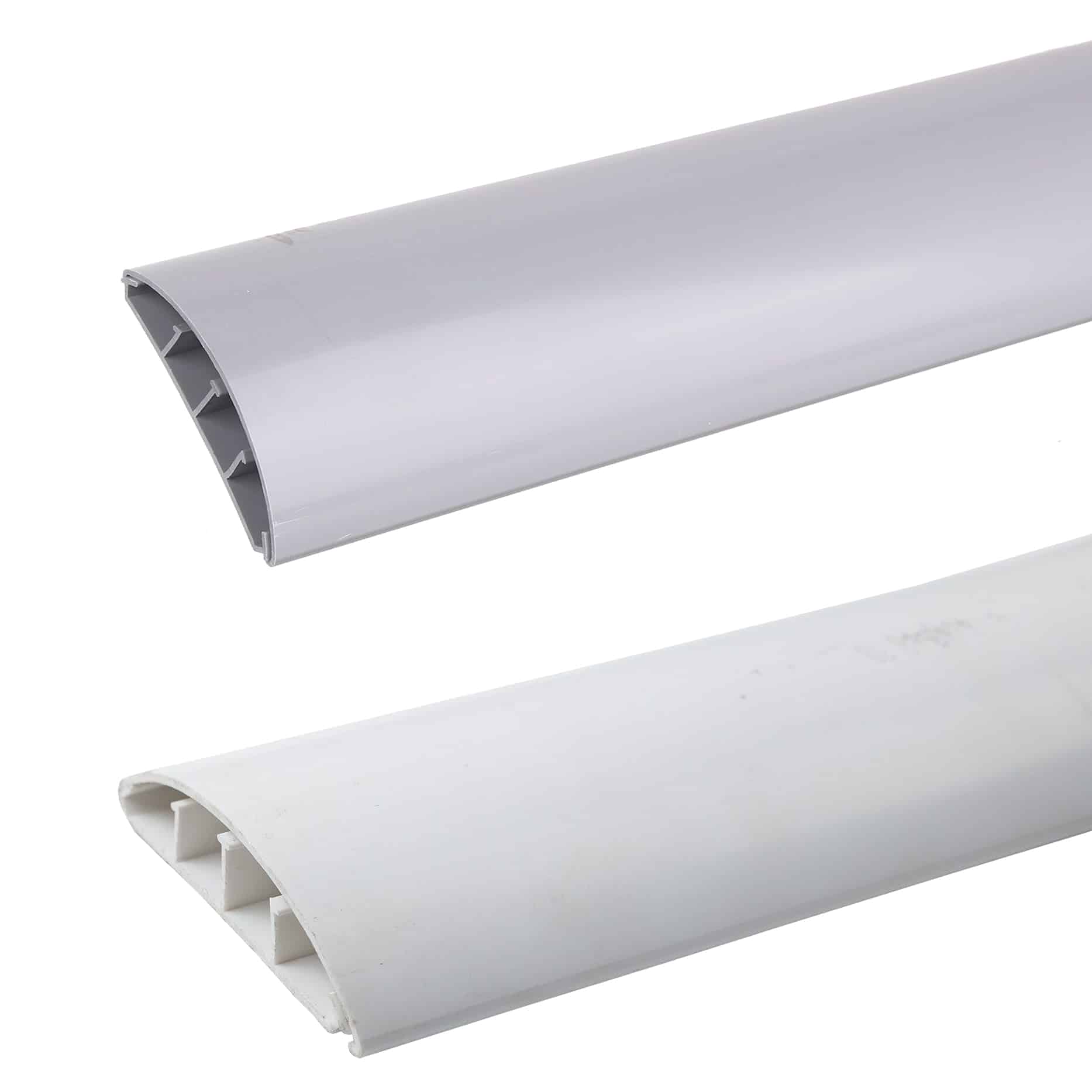 Canal cablu PVC de pardoseala Kopos, fara adeziv, 74x20mm, gri Electric ...