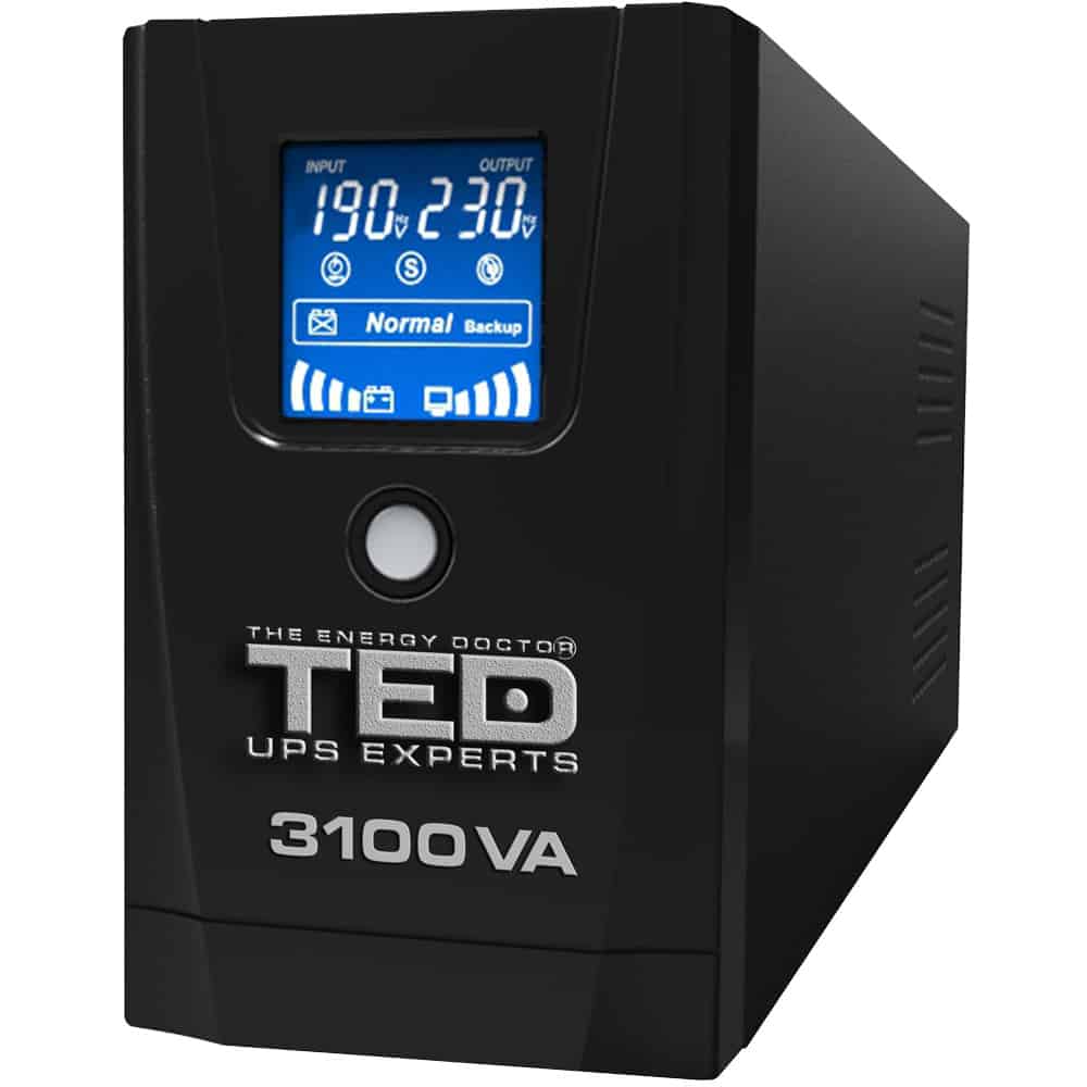 UPS cu functie de stabilizare, 3.1KVA, 230VAC, TED, Line Interactive ...