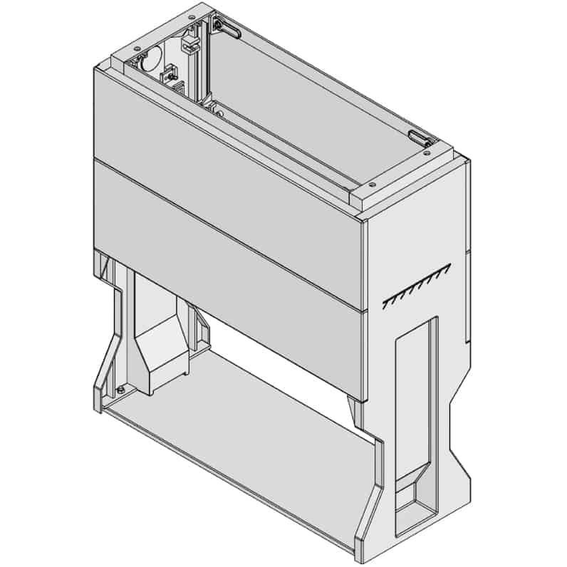 Soclu firida PAFS, scund, 260mm, XBS, IP44, OT FS-2 Electric Casa