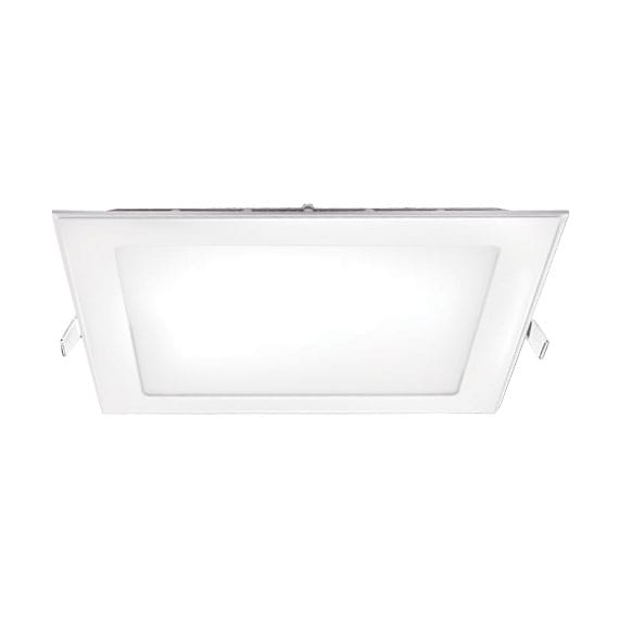 Spot LED, tip panel, incastrat, patrat, alb, 12W, 3000K, IP20, Braytron ...