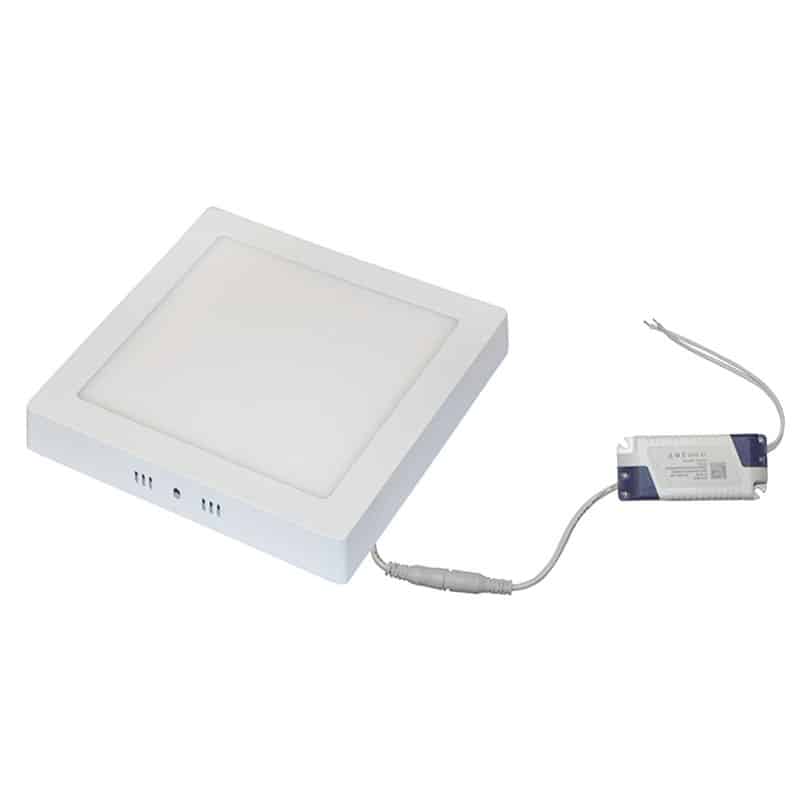 Spot LED, tip panel, aplicat, patrat, alb, 18W, 4000K, IP20, Lumen ...