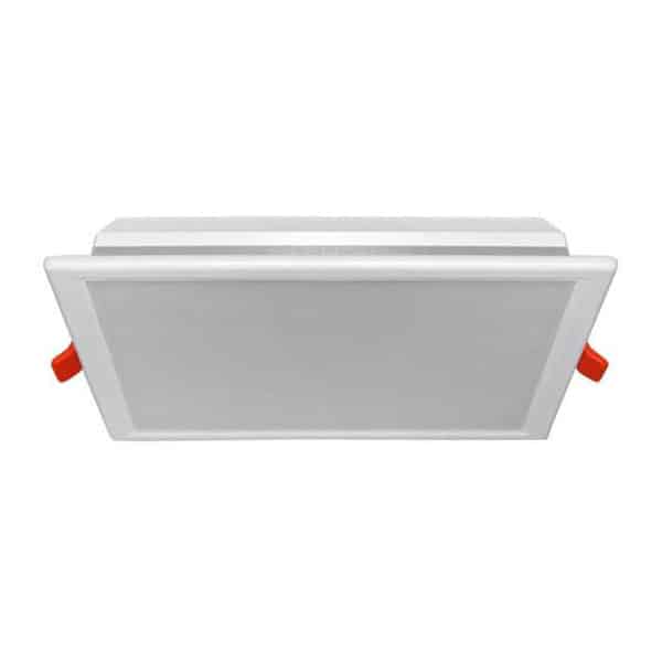 Spot LED, tip panel, incastrat, patrat, alb, 24W, 4000K, cu sistem de ...