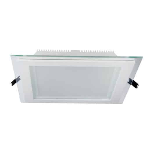 Spot LED, fix, incastrat, patrat, alb, 12W, 6500K, IP20, Vito Electric Casa