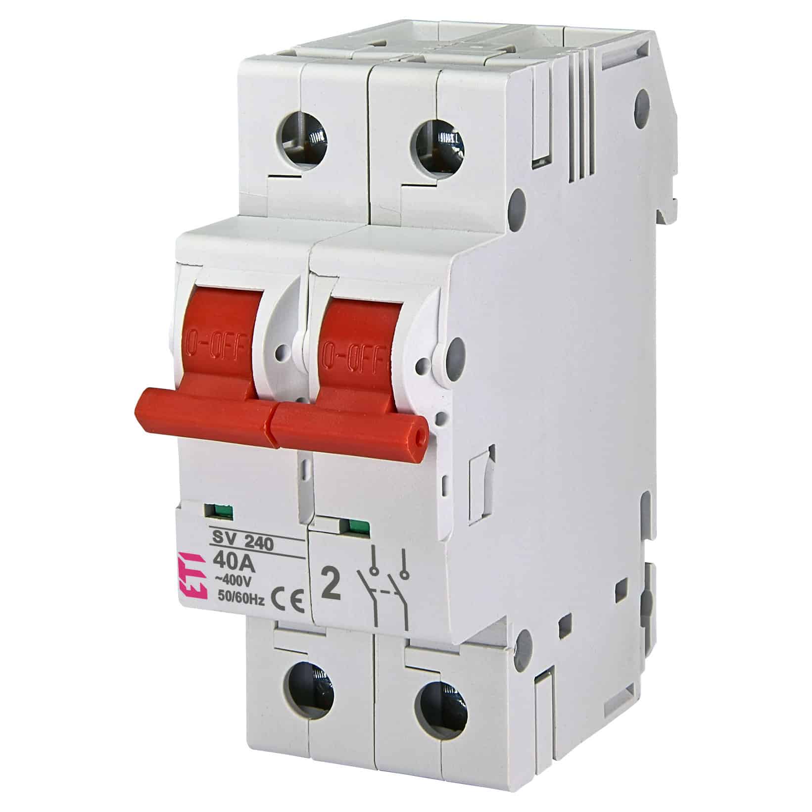 Separator compact ETI, 2P, 40A, 400VAC, 002423223 Electric Casa