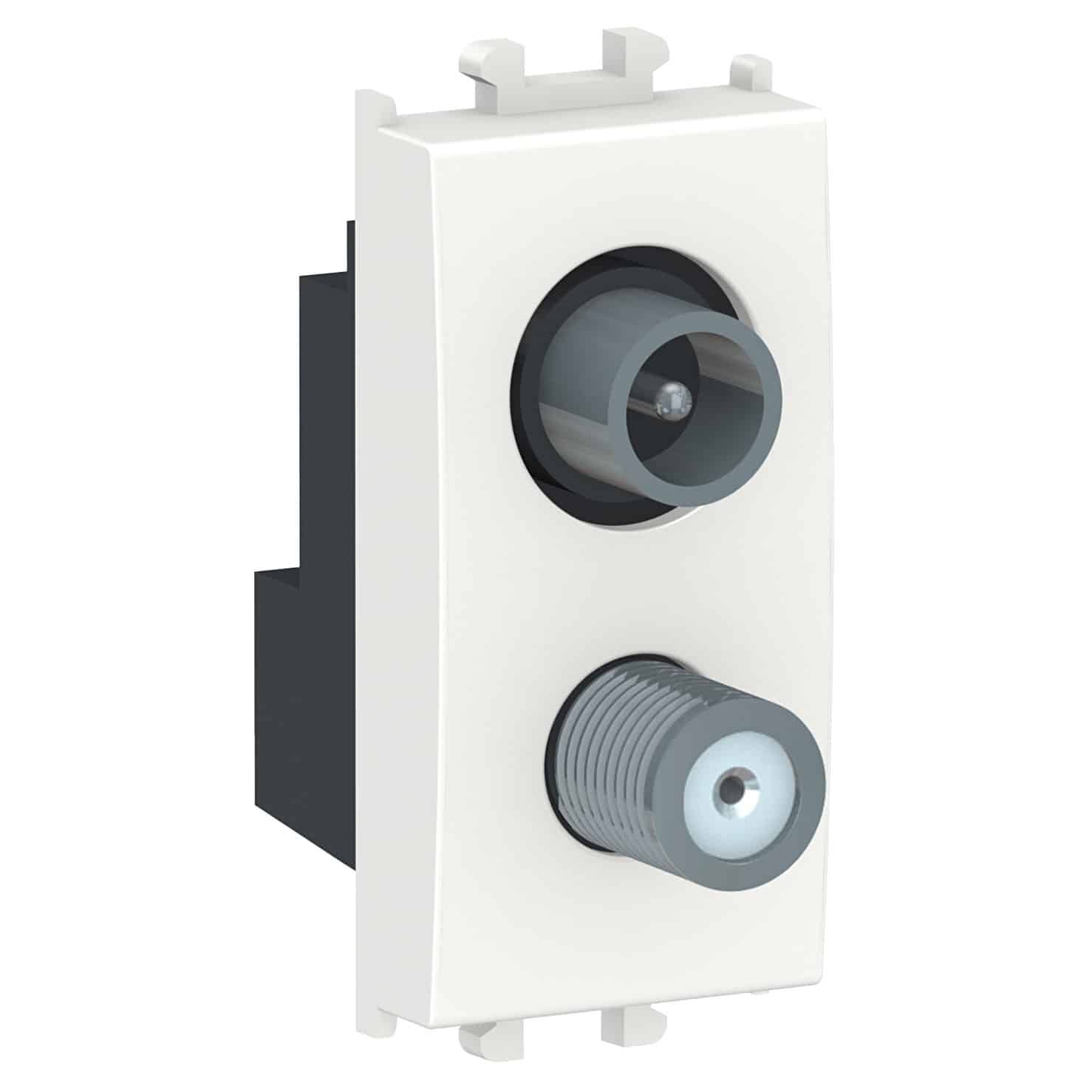 Priza modulara TV-SAT Schneider, alb, 1M, Easy Styl Electric Casa