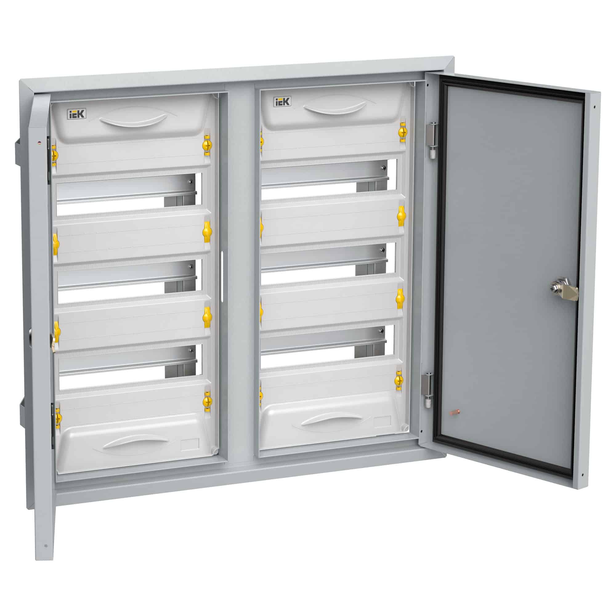 Tablou electric metalic, 72 module, 2x36, incastrat, iEK, SCHRv-k, IP31, cu usa mata Electric Casa