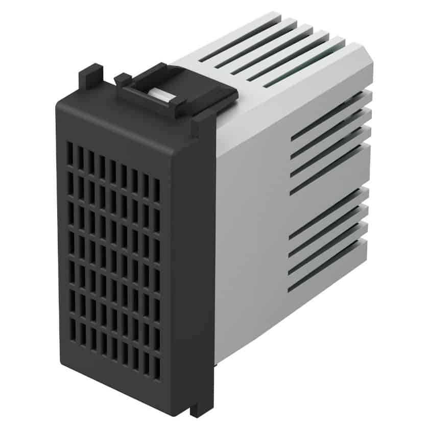 Sonerie modulara cu 2 melodii, electronica, 1M, 230VAC, negru, TEM ...