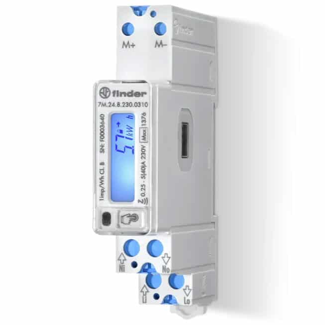 Contoar de energie electrica monofazat cu masurare directa, 1 modul ...