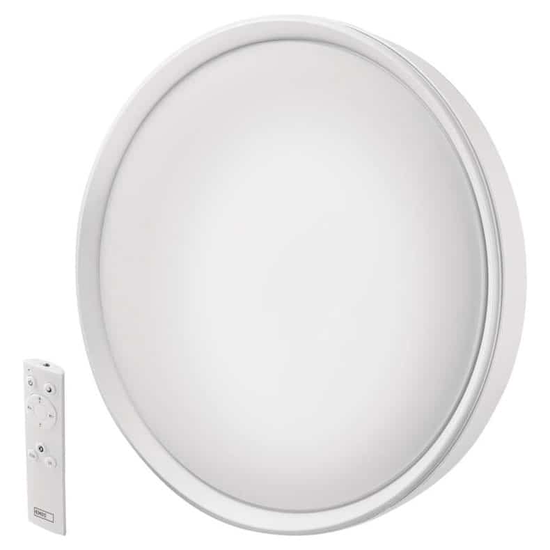 Plafoniera LED, cu telecomanda, aplicat, rotund, alb, 45W, 2700-6500K ...
