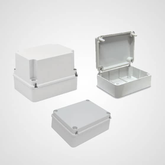 Doza de ramificatie aplicata Cetinkaya, 150x150x70mm, capac opac, IP54 ...