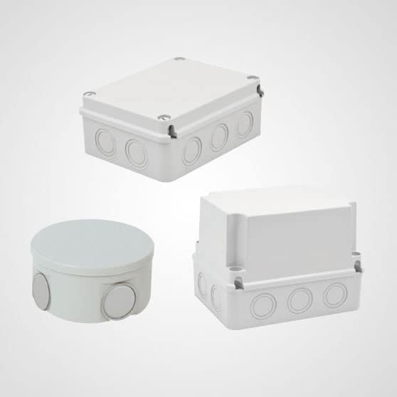 Doza de ramificatie aplicata Cetinkaya, 100x100x120, capac opac, IP67 ...