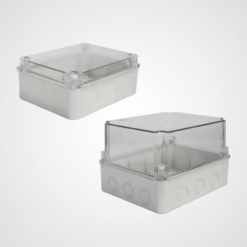 Doza de ramificatie aplicata Cetinkaya, 250x200x90mm, capac transparent ...