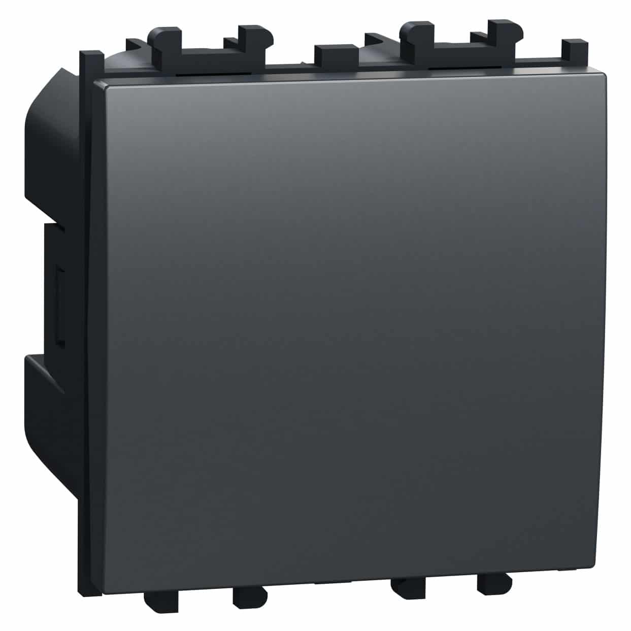 Intrerupator modular cap cruce Schneider, negru, 2M, Easy Styl ...