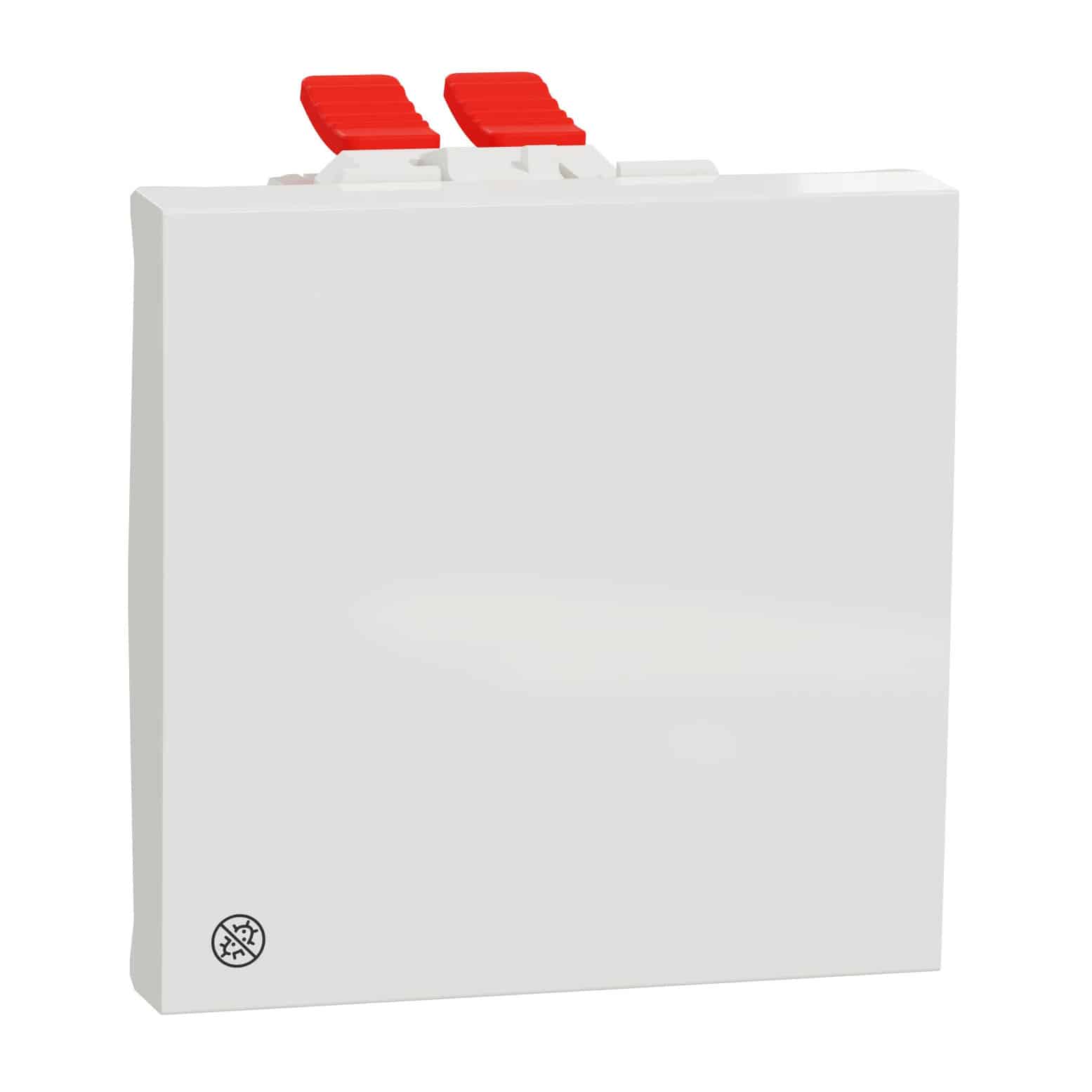 Intrerupator modular cap cruce Schneider, antibacterian, alb, 2M, 10A ...