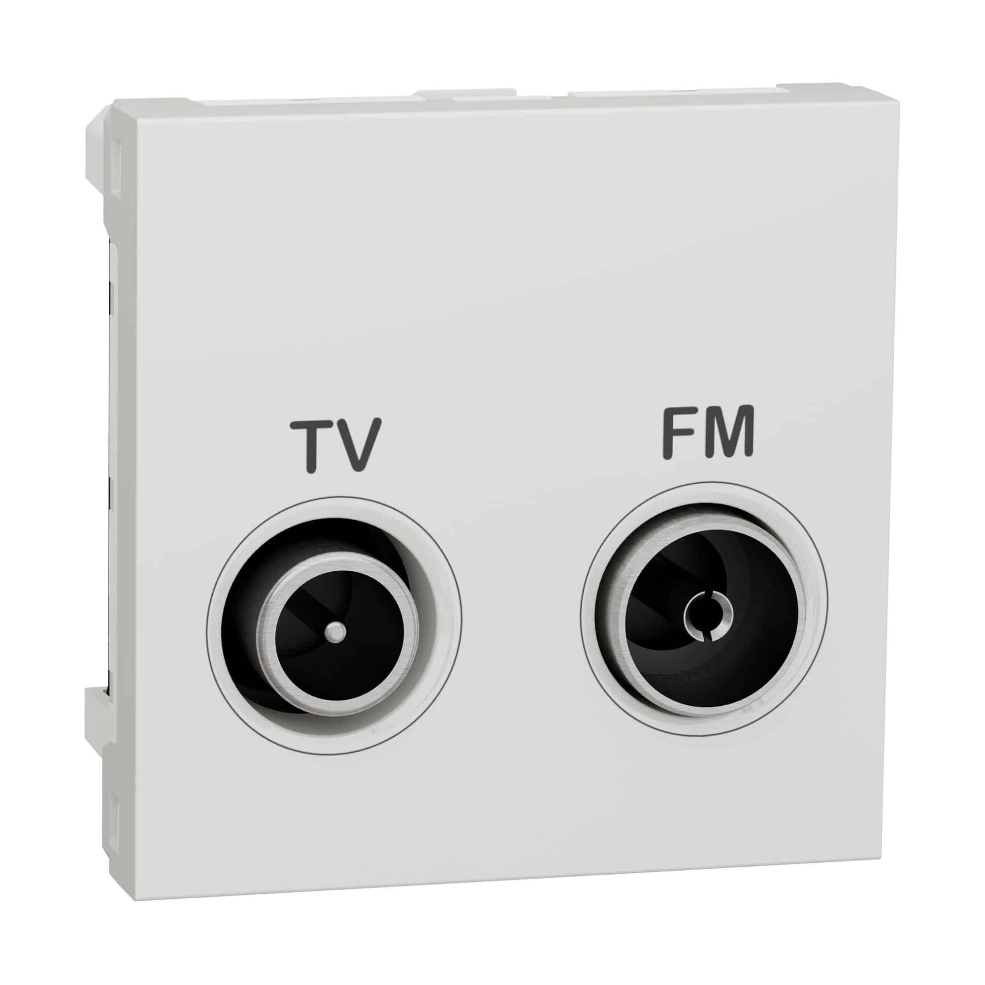 Priza modulara TV-RD Schneider, individuala, alb, 2M, Noua Unica ...
