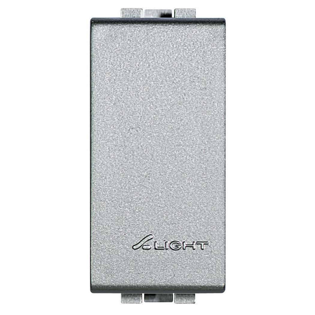 Tasta falsa modulara Bticino, aluminiu, 1M, Living-Light Electric Casa